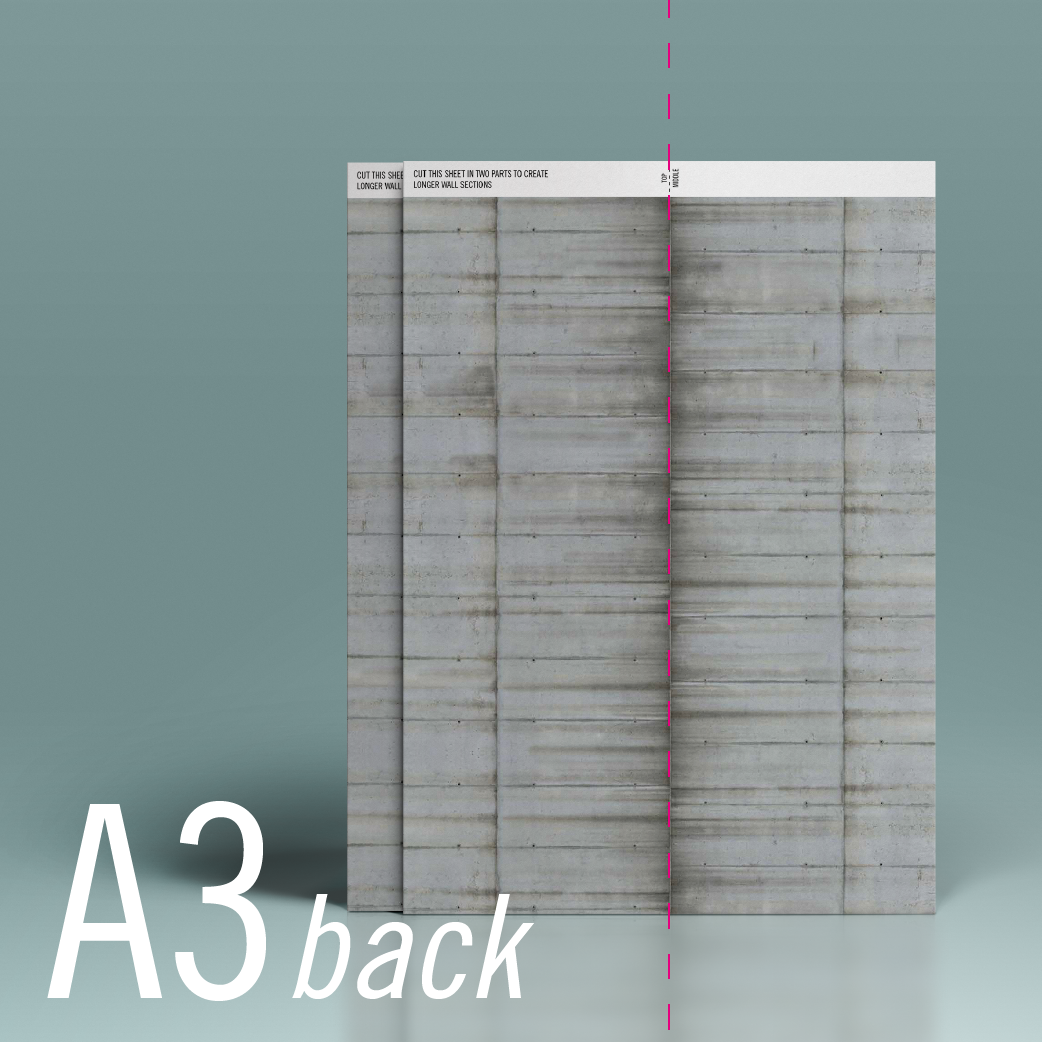 premium modelbuild sheets in various scales on A3 and A4 – Modeltex